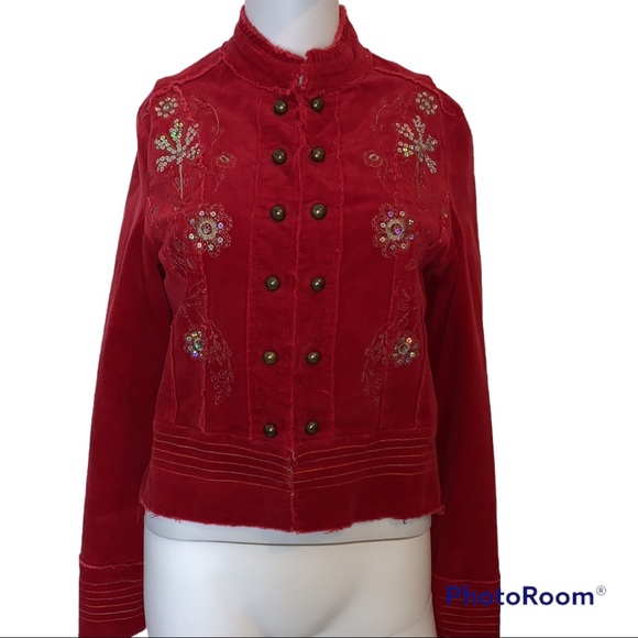 cell | Jackets & Coats | Cell Red Corduroy Jacket | Poshmark